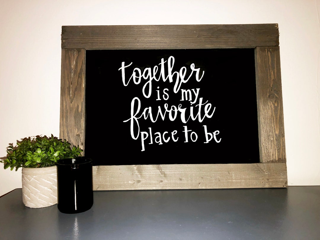 Chalkboard Sign Farmhouse Wall Decor Chalkboard Home Decor Housewarming ...