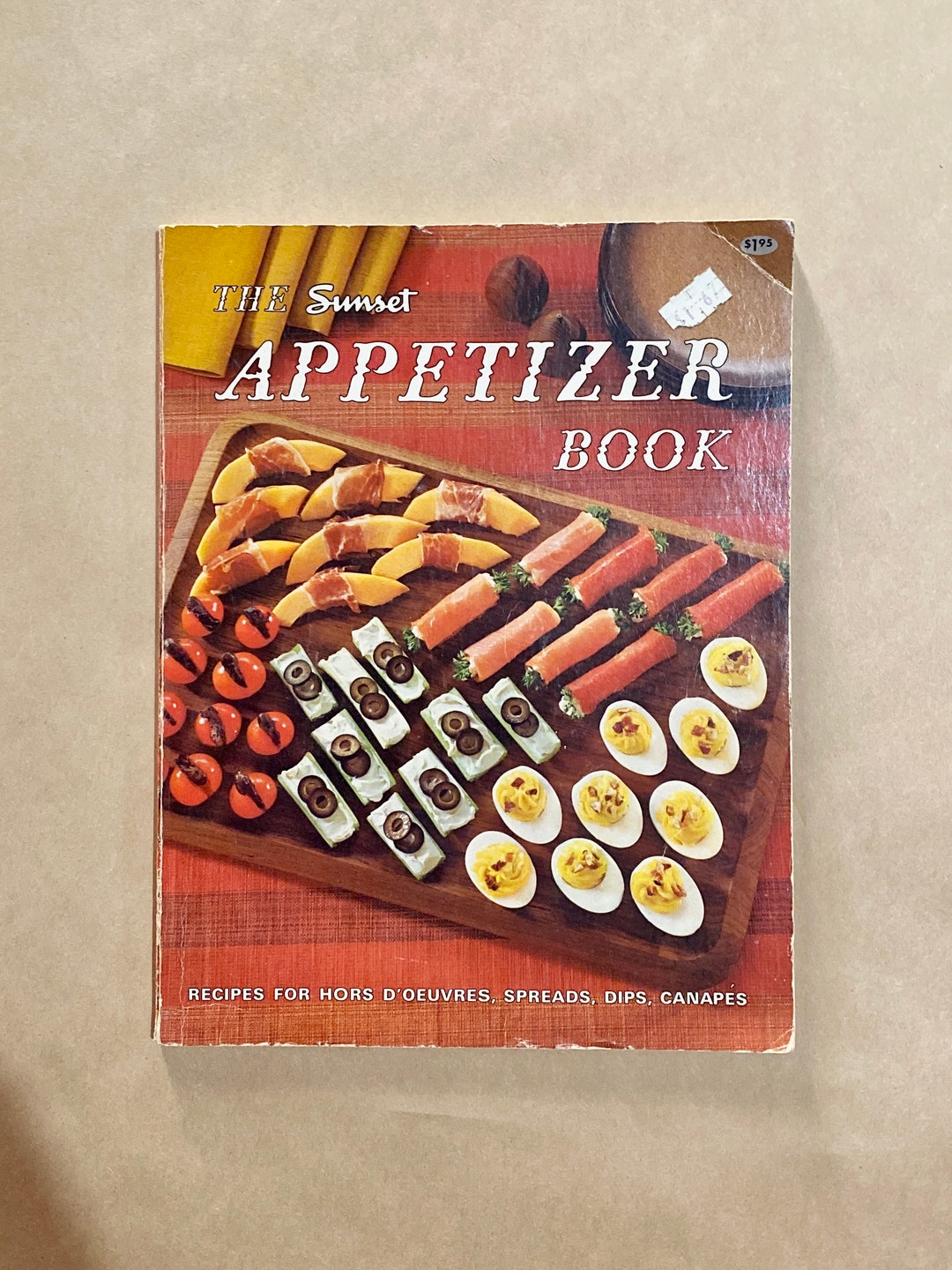 Vintage 1971 the Sunset Appetizer Cookbook Book (paperback) - Etsy