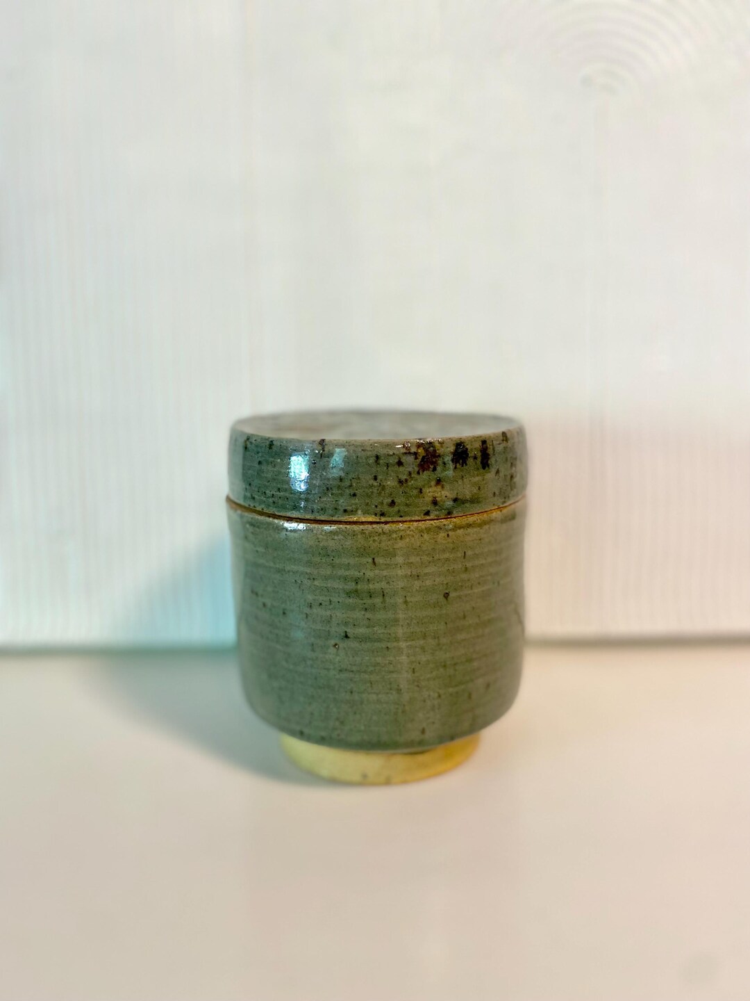 Vintage Ceramic Lidded Container, Artisan Pottery 4.5 - Etsy