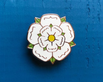 White Rose Pin | Etsy