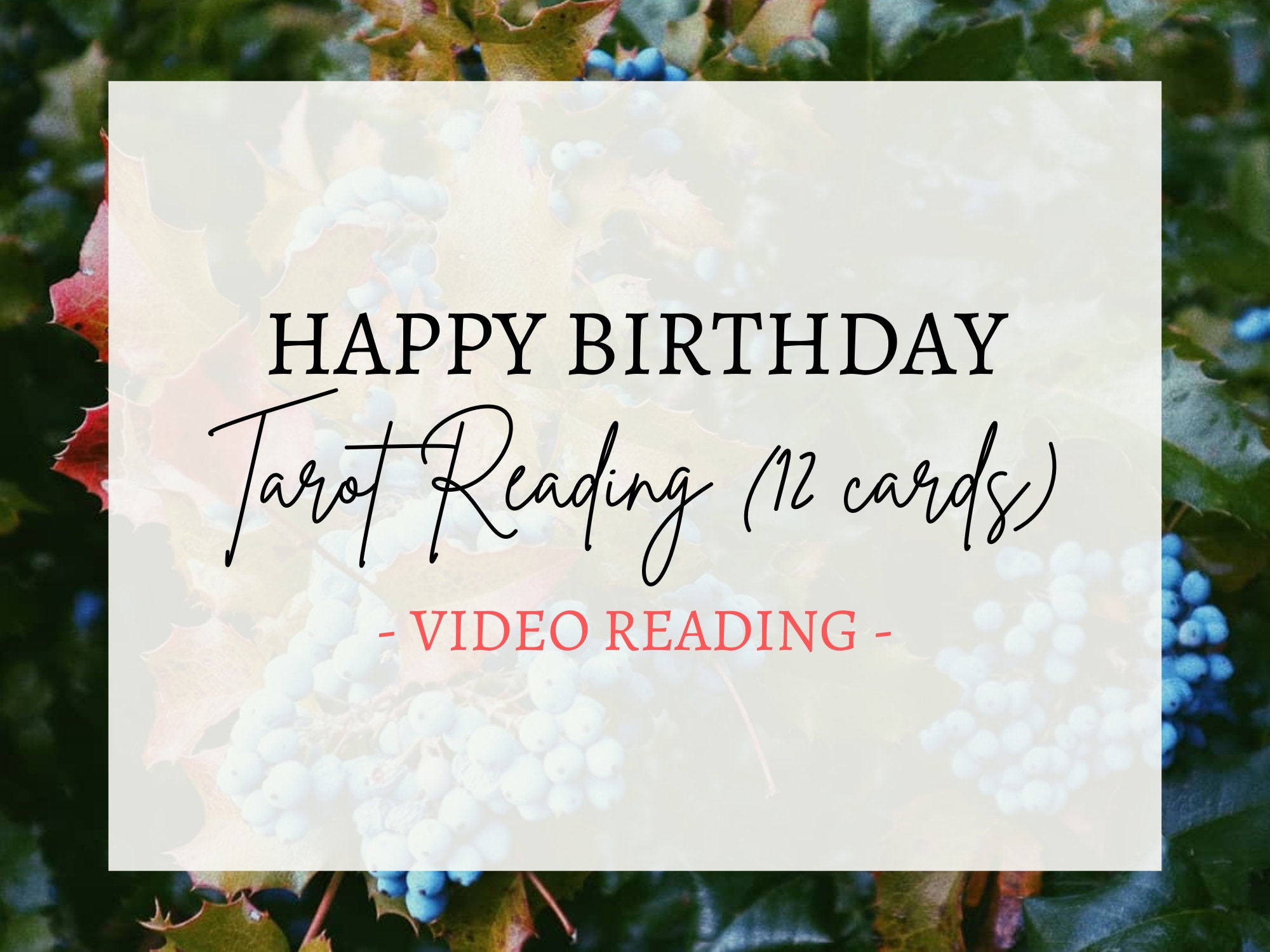 Happy Birthday Tarot Reading | Psychic Reading | 40+ Minutes Video ...