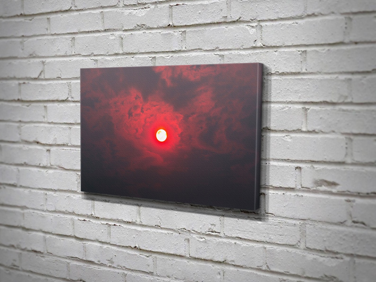 Bloody Sun, Canvas, Print, Artwork, Photograph, Nature Photography - Etsy