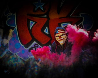 Clown Graffiti Print - Etsy