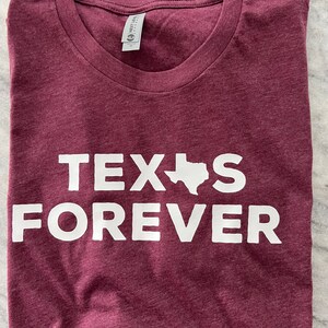 Texas Forever Shirt - Etsy