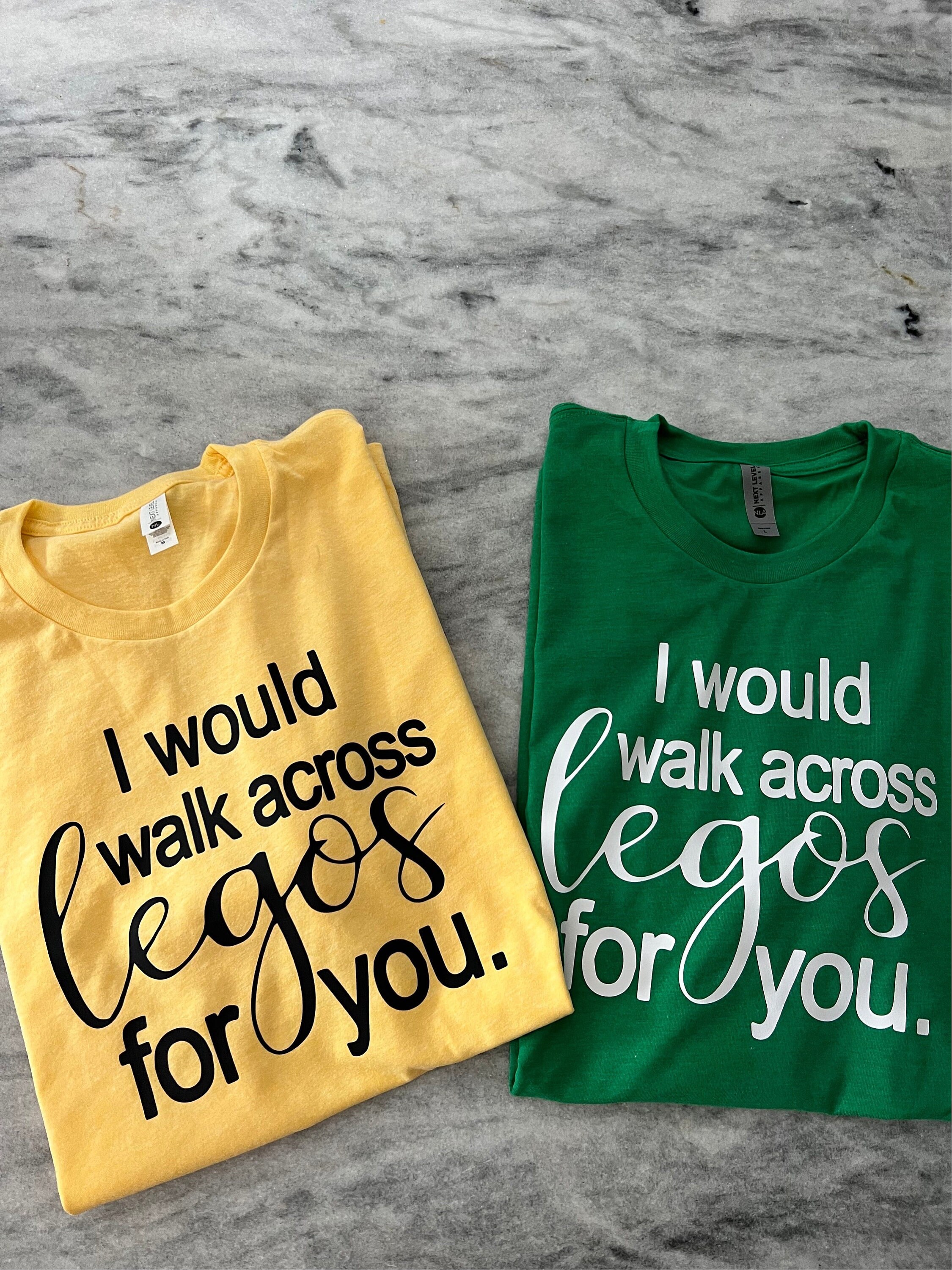 Legoland Mom Shirt: 'walk Across Legos' Graphic Tee - Etsy
