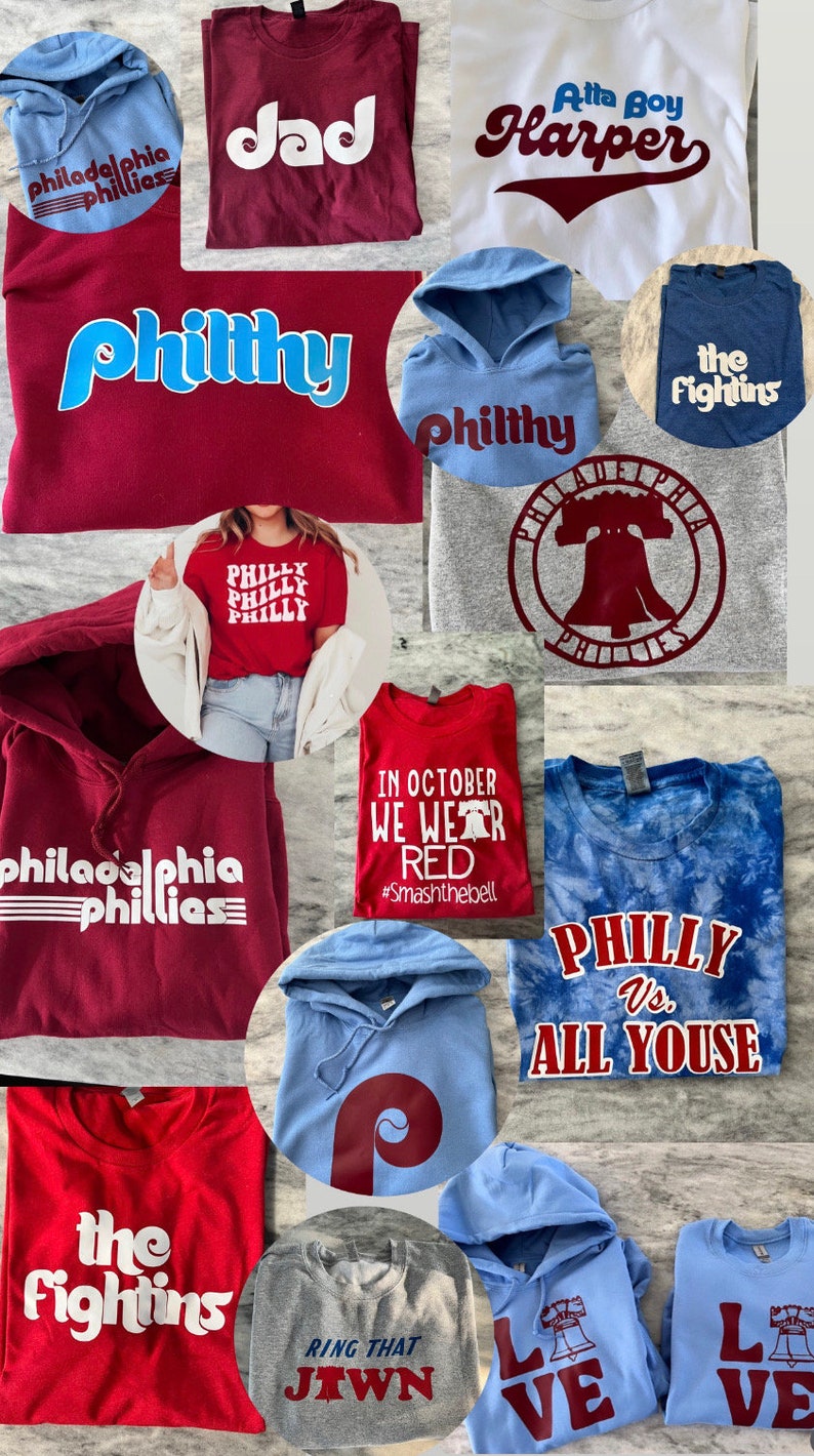Philadelphia Baseball Doodle Shirt | Phillies Playoff Shirt - Etsy