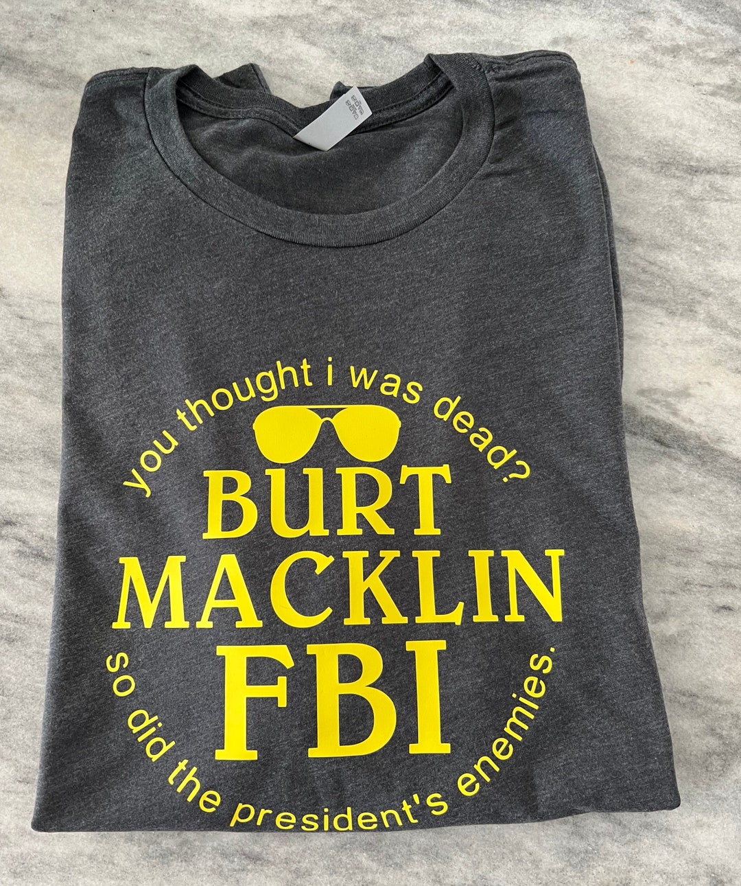 Burt Macklin FBI T-shirt - Parks and Rec Fan Tee - Etsy