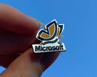 Microsoft Enamel Pin - Etsy