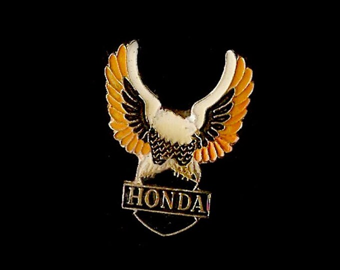 Honda Motorcycles Eagle Vintage Enamel Lapel Pin - Etsy