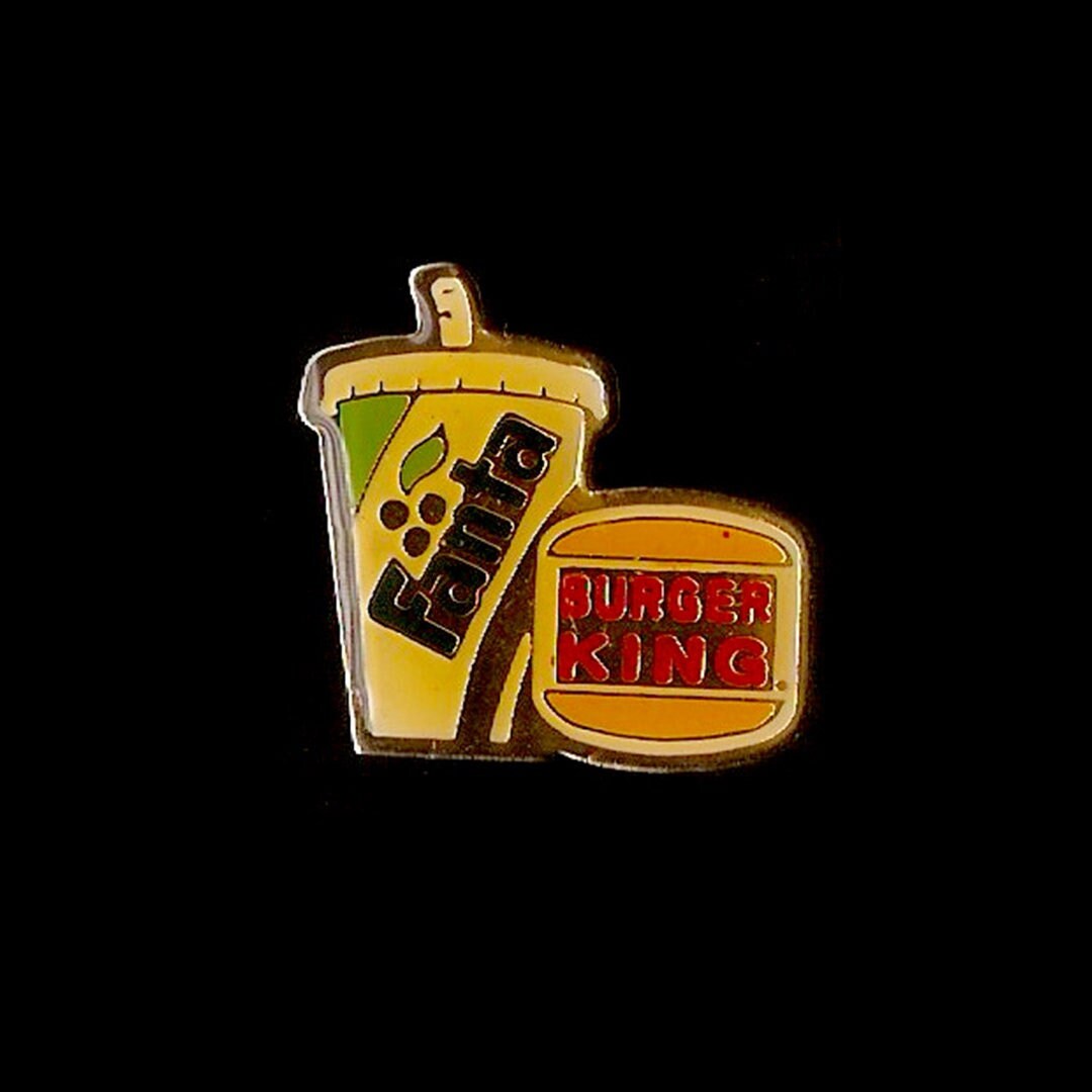 Burger King Vintage Enamel Lapel Pin - Etsy