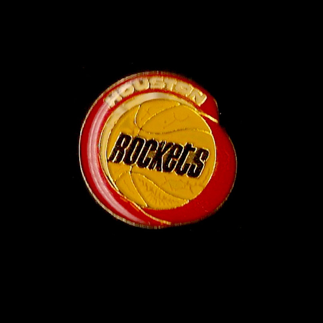 Houston Rockets NBA Basketball Vintage Enamel Lapel Pin - Etsy
