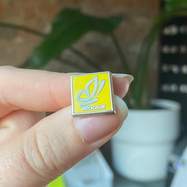 Microsoft Enamel Pin - Etsy