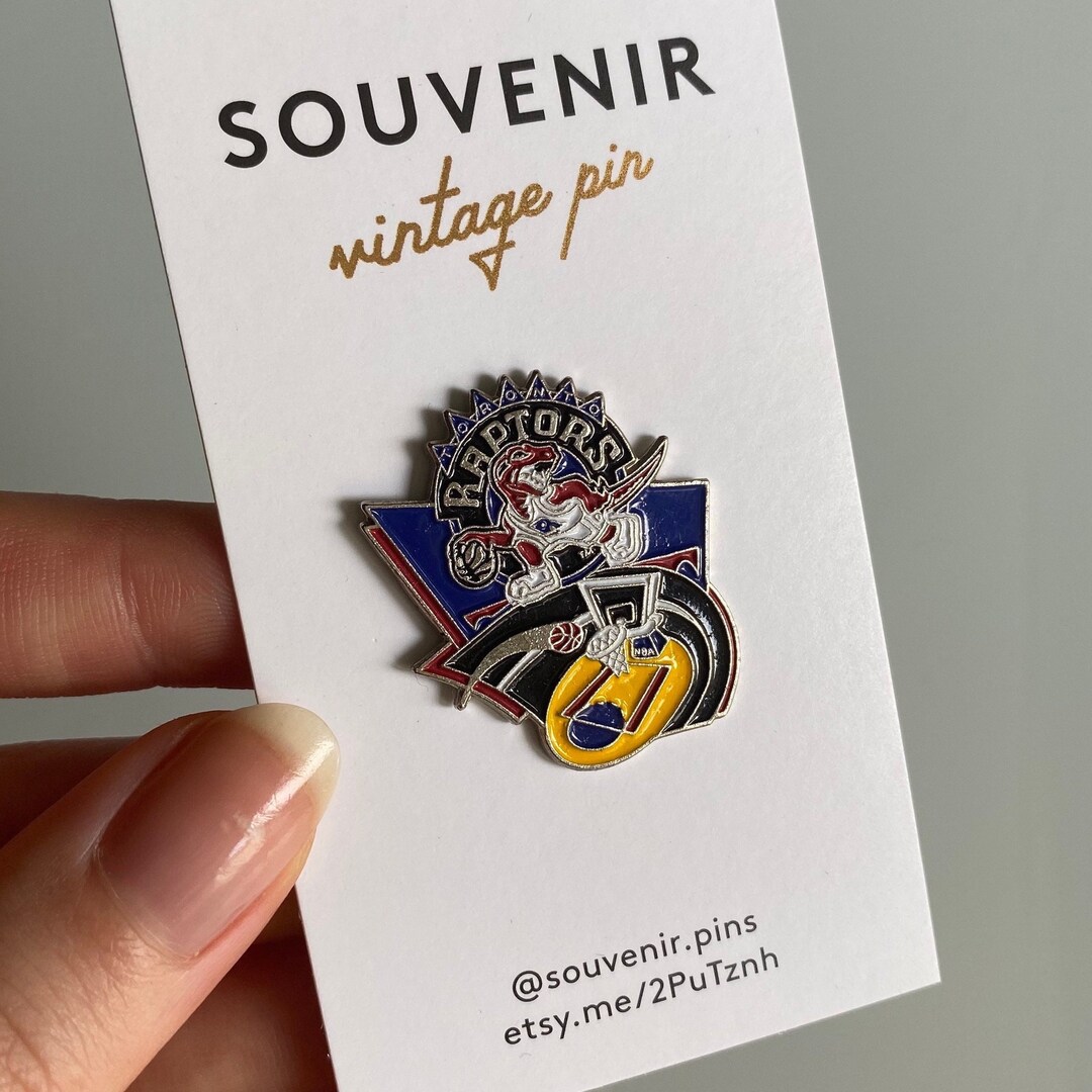 1995 Toronto Raptors Pin, Vintage NBA Enamel Lapel Pin - Etsy