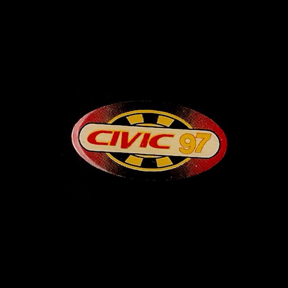 Honda Civic Cars – Vintage Enamel Lapel Pin - Gem