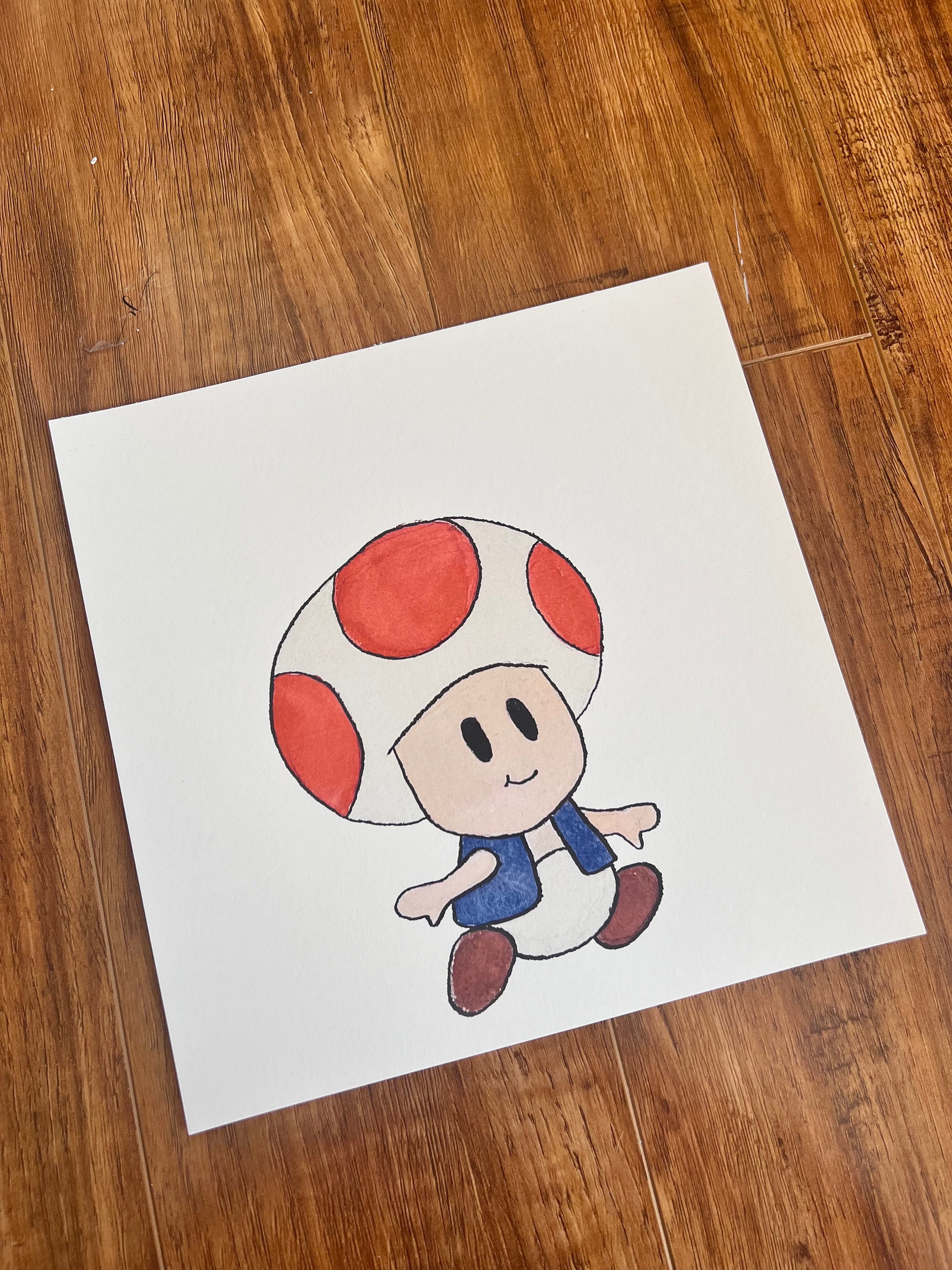 Watercolor Paper Mario Prints - Etsy