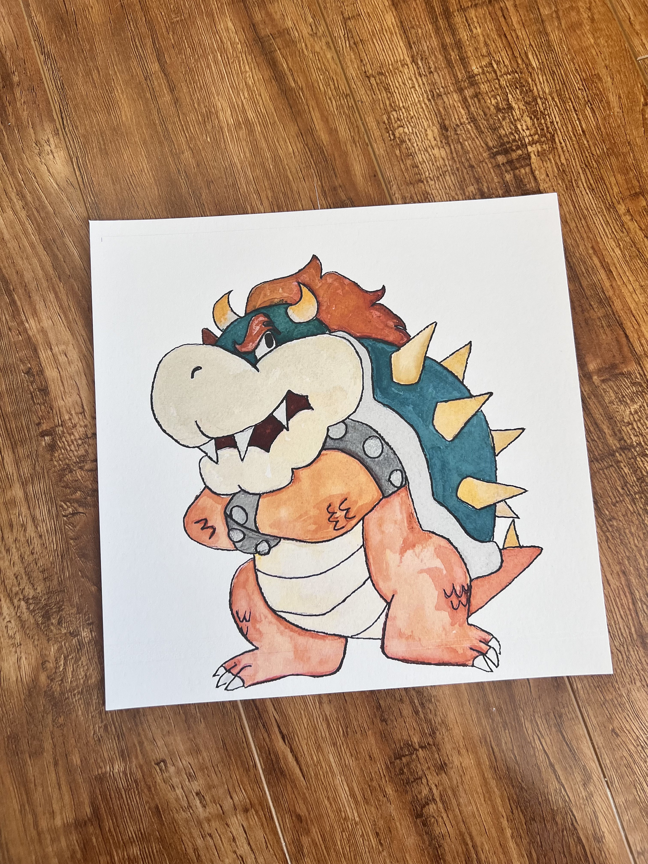 Watercolor Paper Mario Prints - Etsy