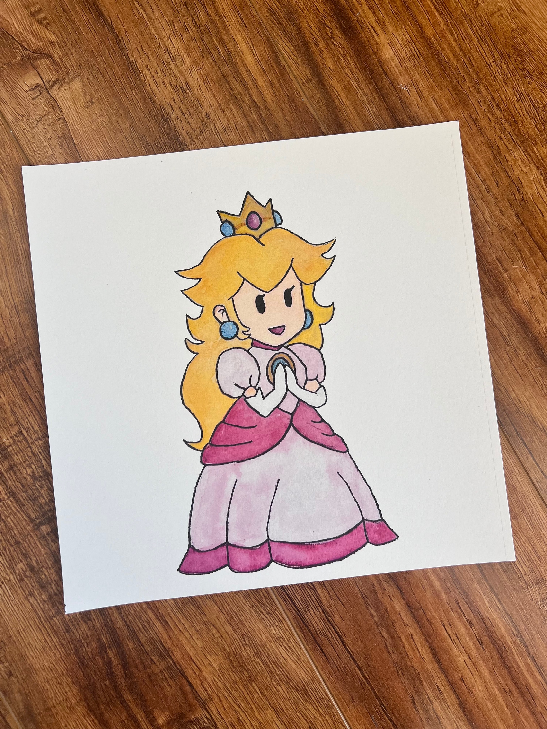 Watercolor Paper Mario Prints - Etsy
