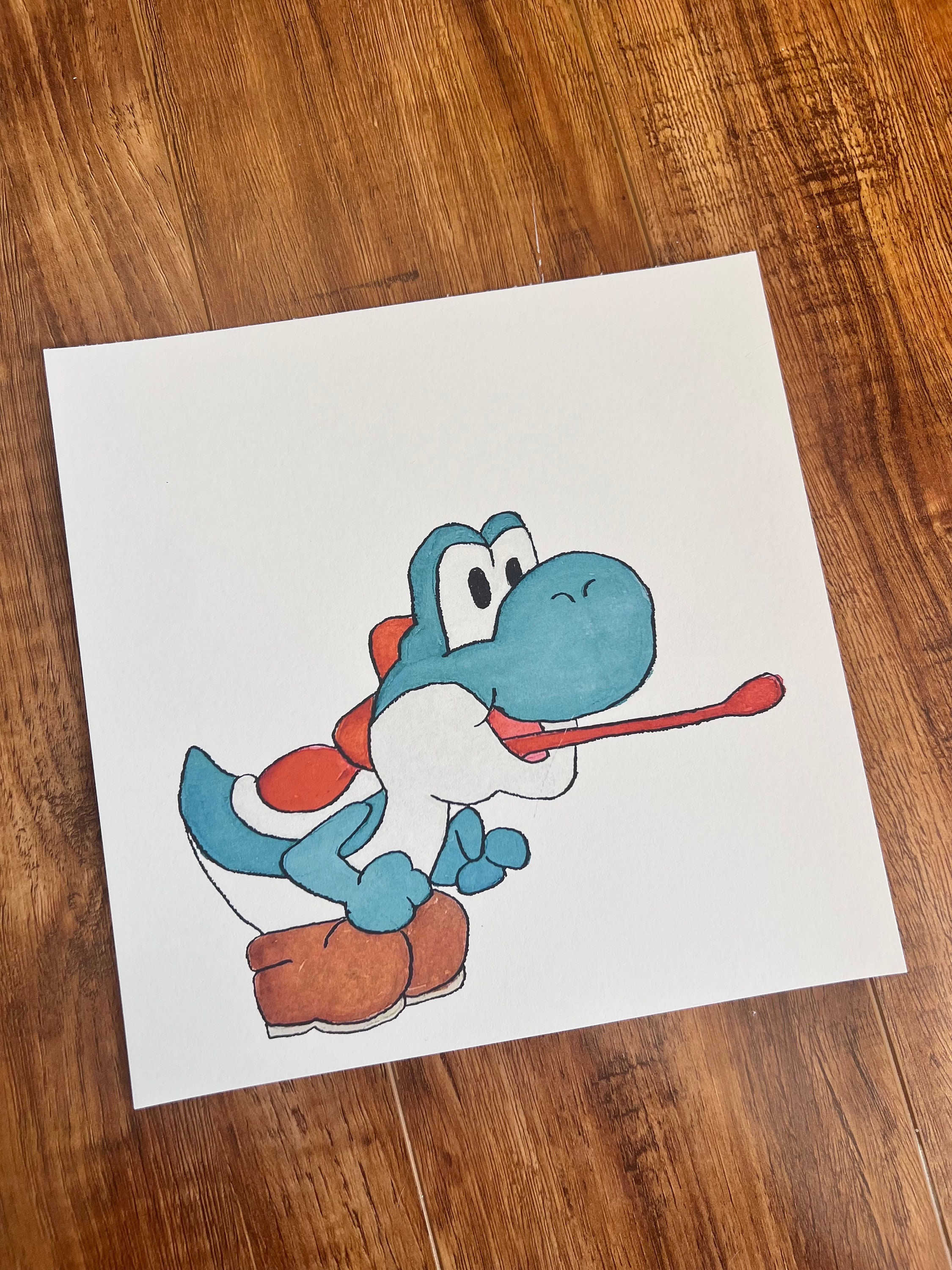 Watercolor Paper Mario Prints - Etsy