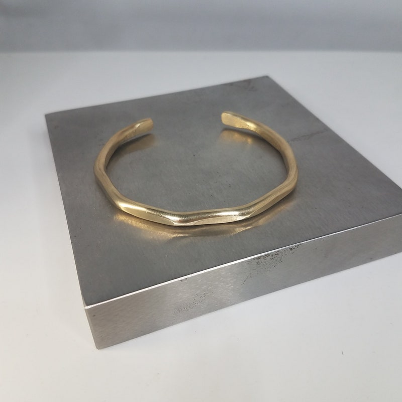 Solid Brass Bracelet - Etsy