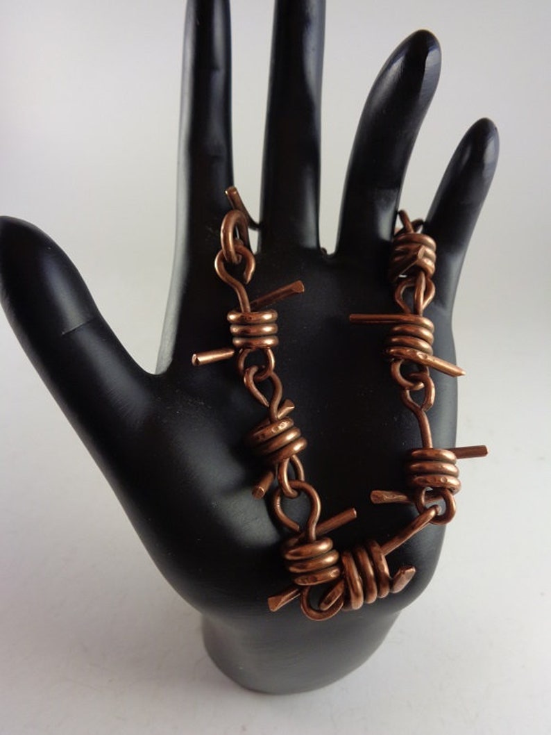 Barbed-wire Bracelet in Copper | Etsy