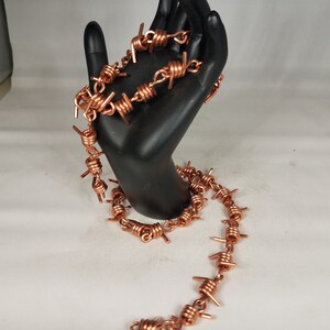 Barbed-wire Bracelet in Copper - Etsy
