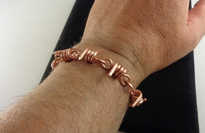 Barbed-wire Bracelet in Copper | Etsy