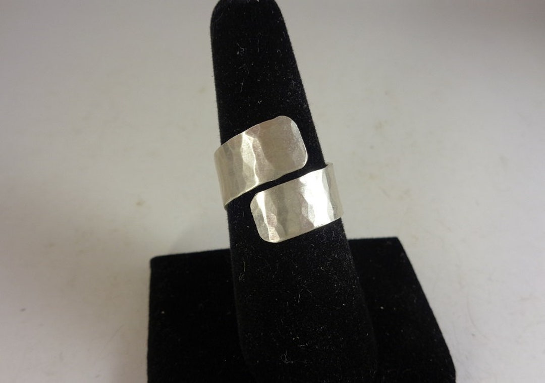 Sterling Silver Bypass Ring - Etsy