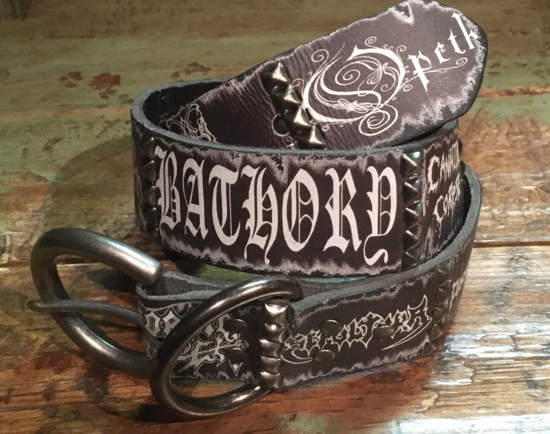 Death Metal Dog Collar With Silver Studs - Etsy