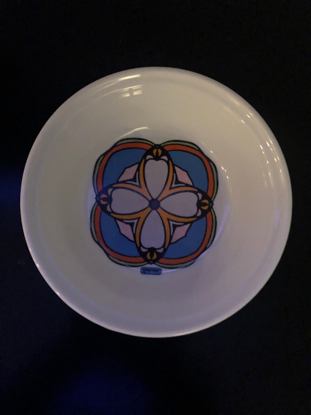 Peter Max Bowl Dish 1 7 Inch by Iroquois Syracuse, NY 1960s Vintage Pop ...