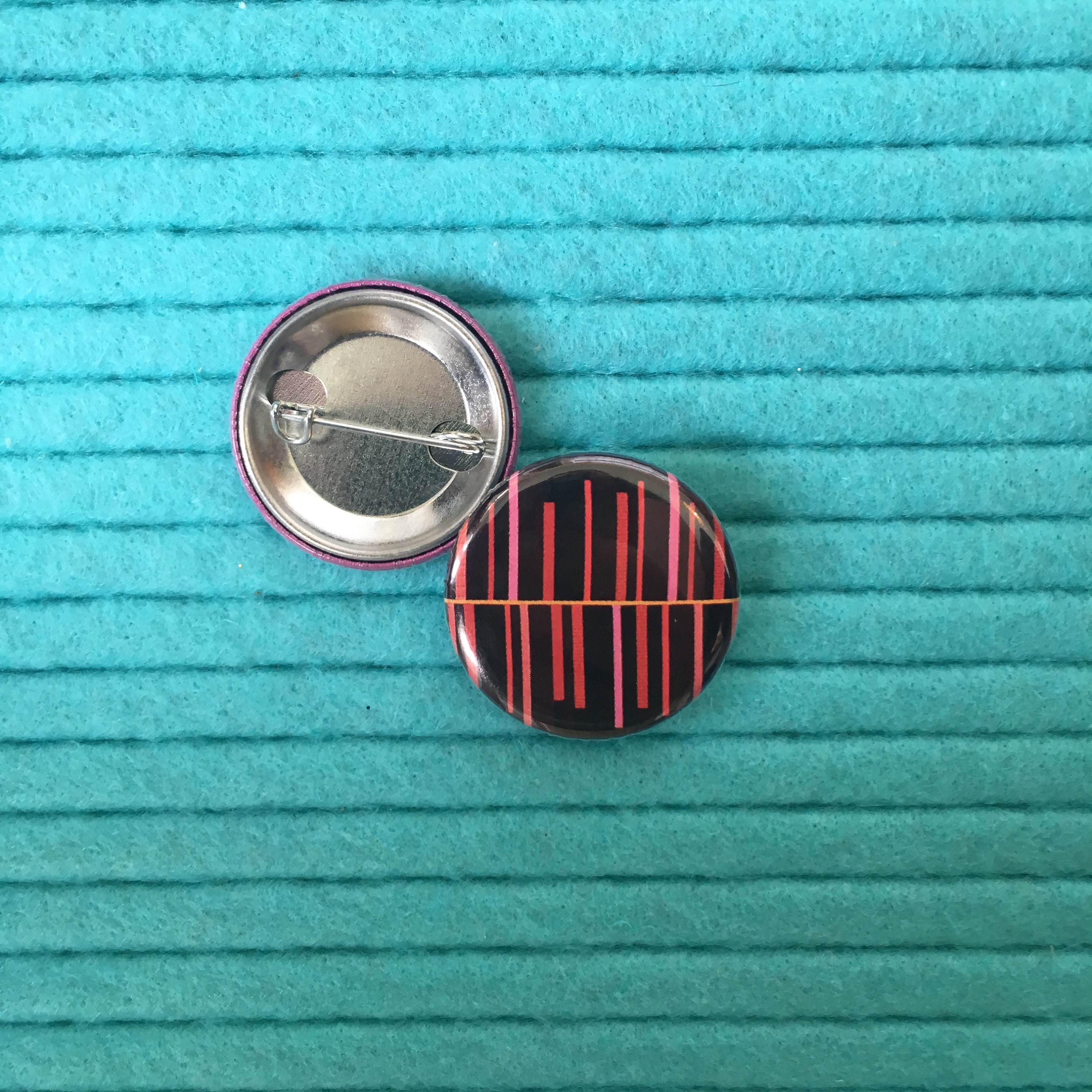 1.25 Inch Button Pin / Modern Art Button Pin / Art Lover Pin - Etsy