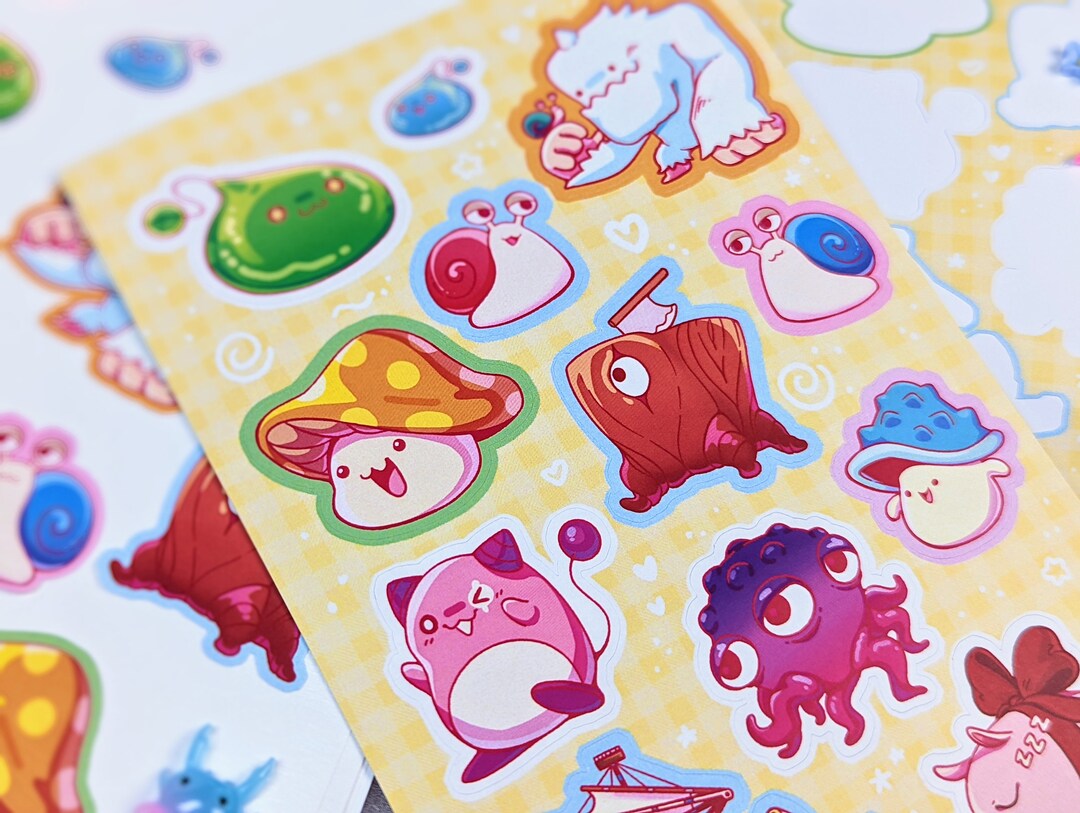 Maplestory Stickersheet - Etsy