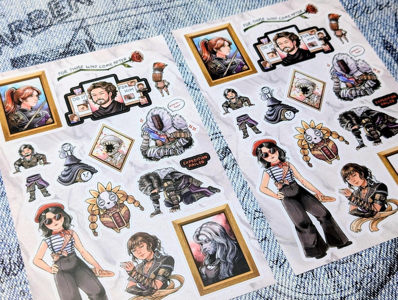 Expedition 33 Stickersheet! (PVC) - Etsy