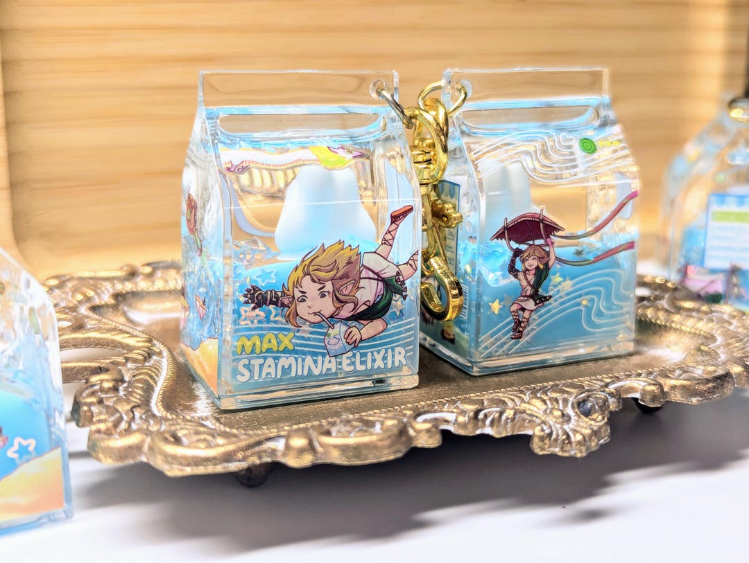 Totk Floating Cloud Stamina Elixir Milk Carton Charms! - Etsy