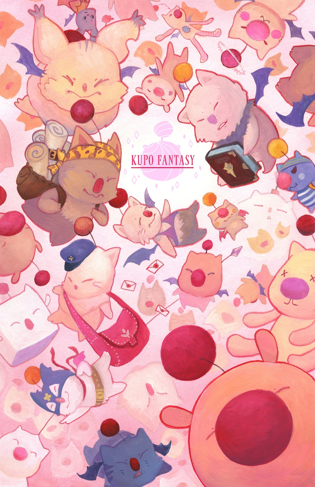 Final Fantasy Moogle Poster - Etsy