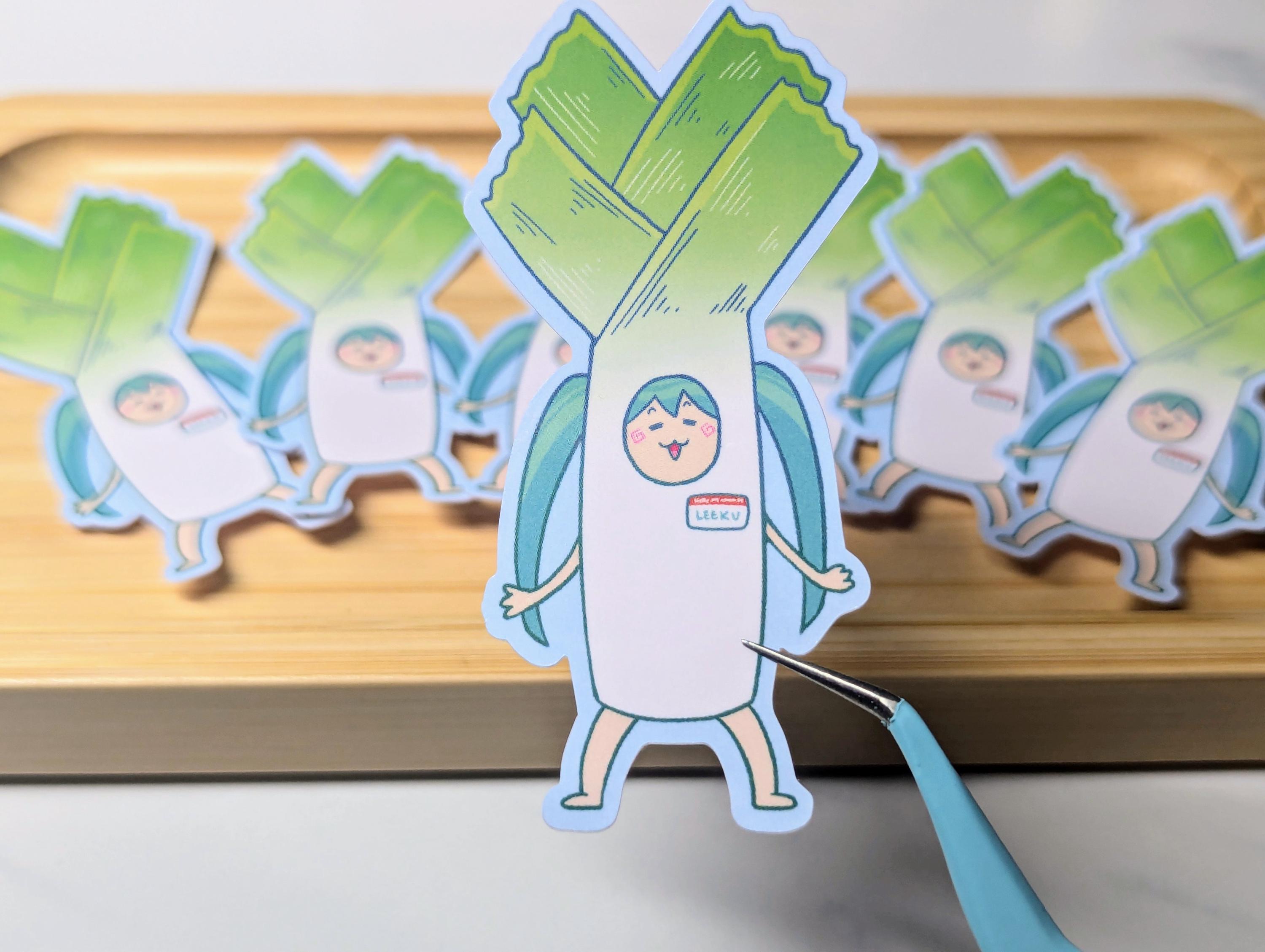 Miku Mart Leeku Sticker - Etsy
