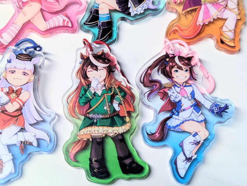 Uma Musume Gradient Color Charms! - Etsy