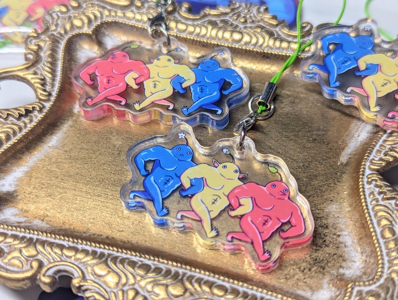 Buff Pikmin Charm and Sticker! - Etsy