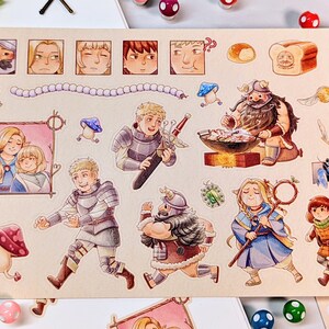Dunmeshi Stickersheet - Etsy