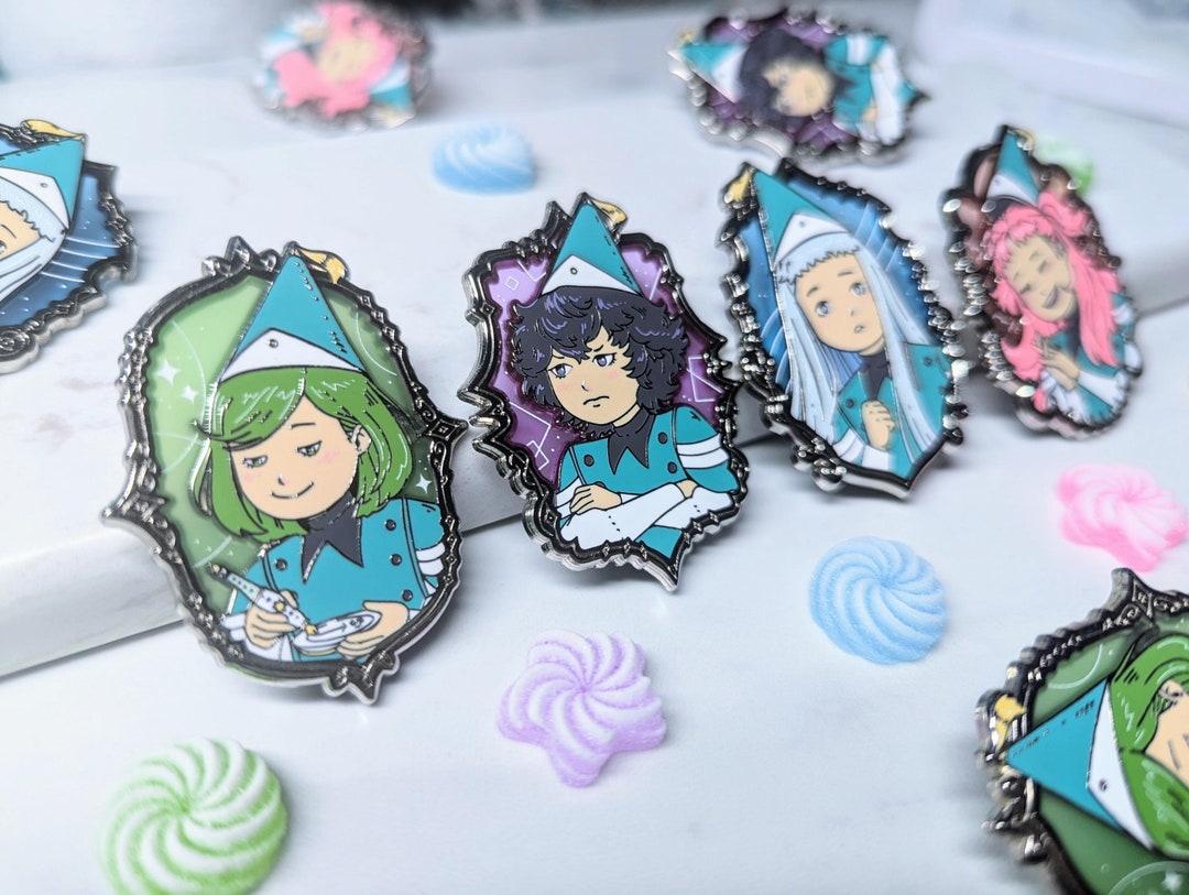 WHA Stained Glass Portrait Pins - Etsy
