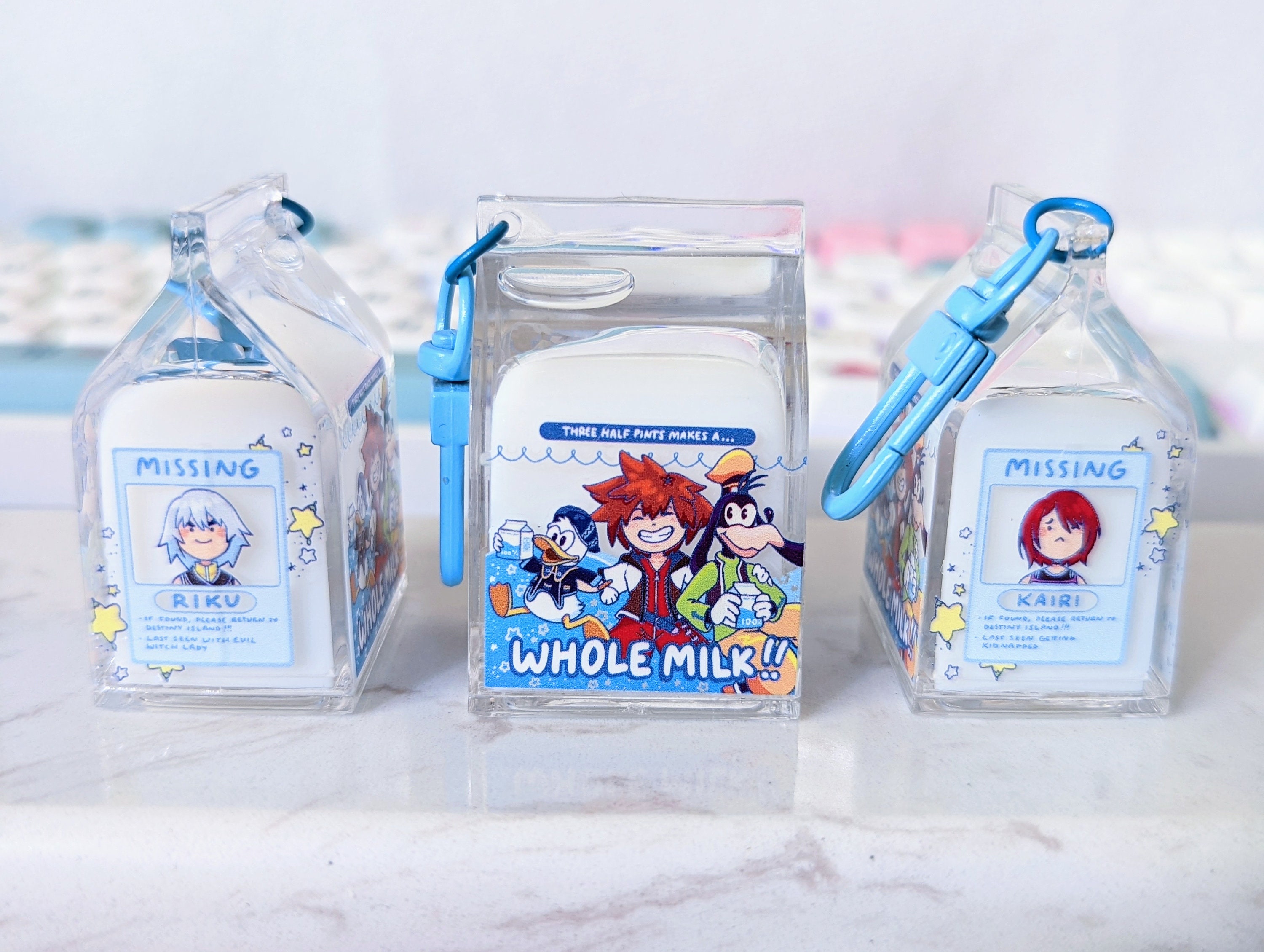 Chocobo, Moogle, and Sora Milk Carton Charms! - Etsy