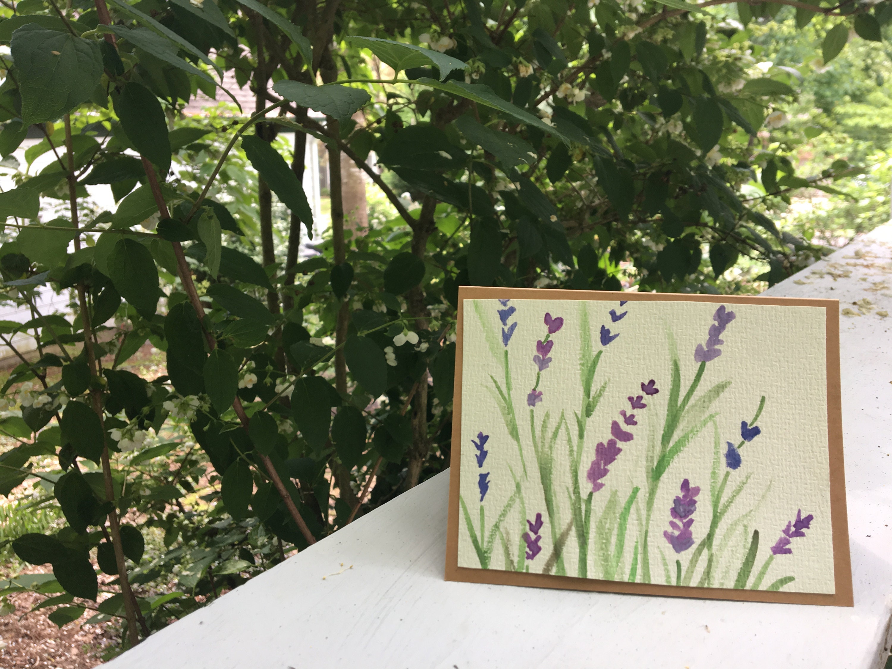 Watercolor Note Cards Handmade - Etsy