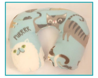 Cat neck pillow | Etsy