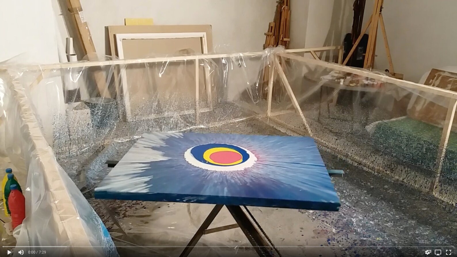 Spin Art Machine, Canvas Spinner, Spin Art Painting,painting Machine ...