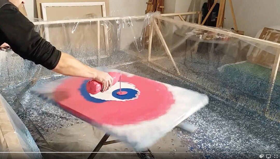 Spin Art Machine, Canvas Spinner, Spin Art Painting,painting Machine ...