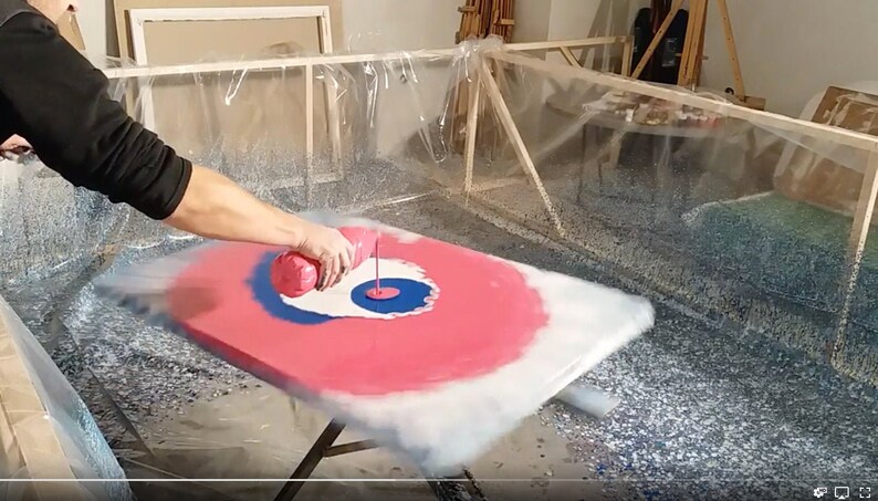 Spin Art Machine, Canvas Spinner, Spin Art Painting,painting Machine ...