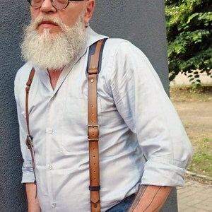 Handmade Leather Suspenders for Men | Perfect Wedding or Groomsmen Gift ...