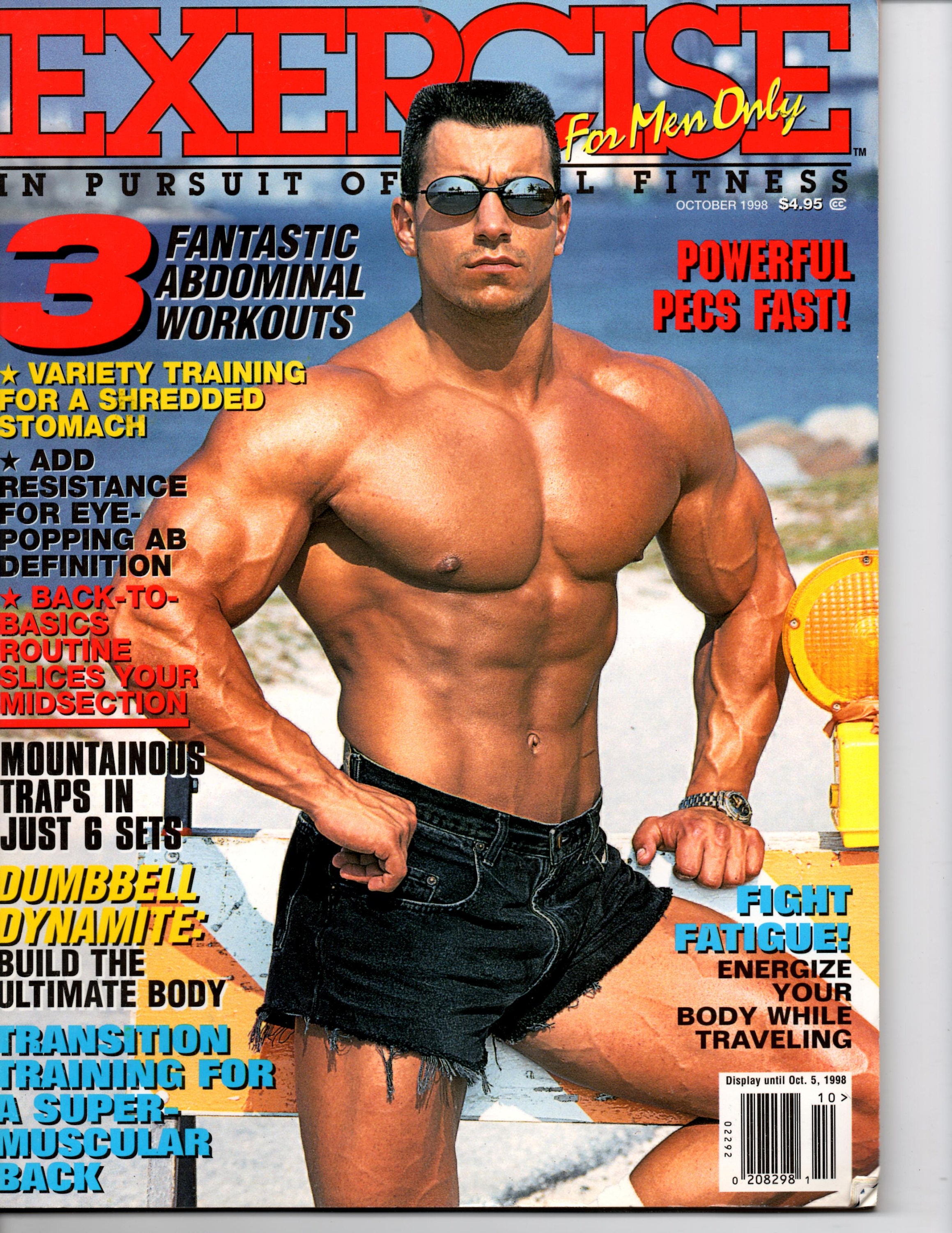 Exercise For Men Only magazine october 1998 vol 14 issue | Etsy