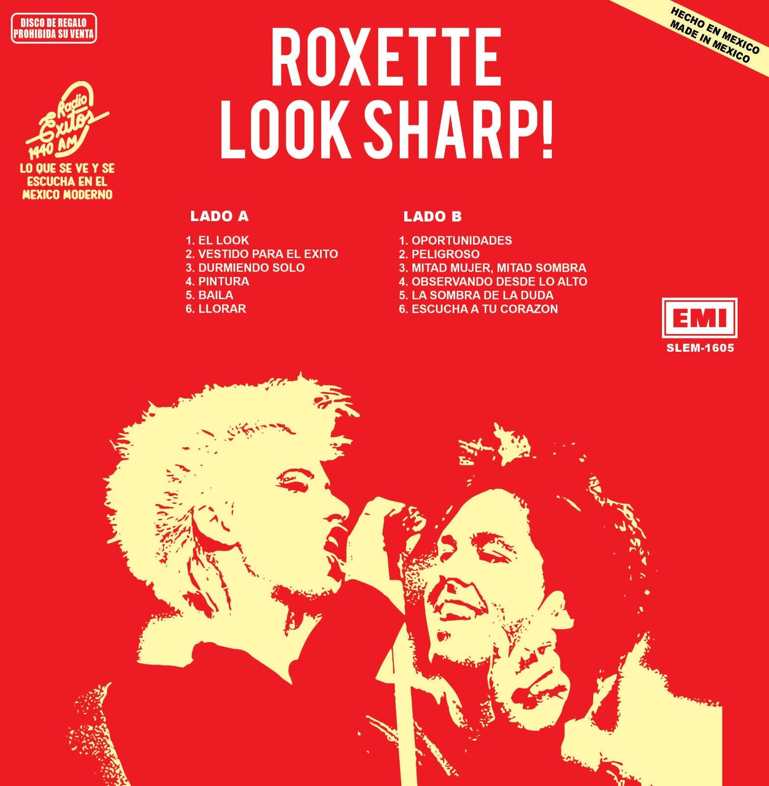 Roxette Look Sharp the Look El Look Dangerous Peligroso Listen to Your ...