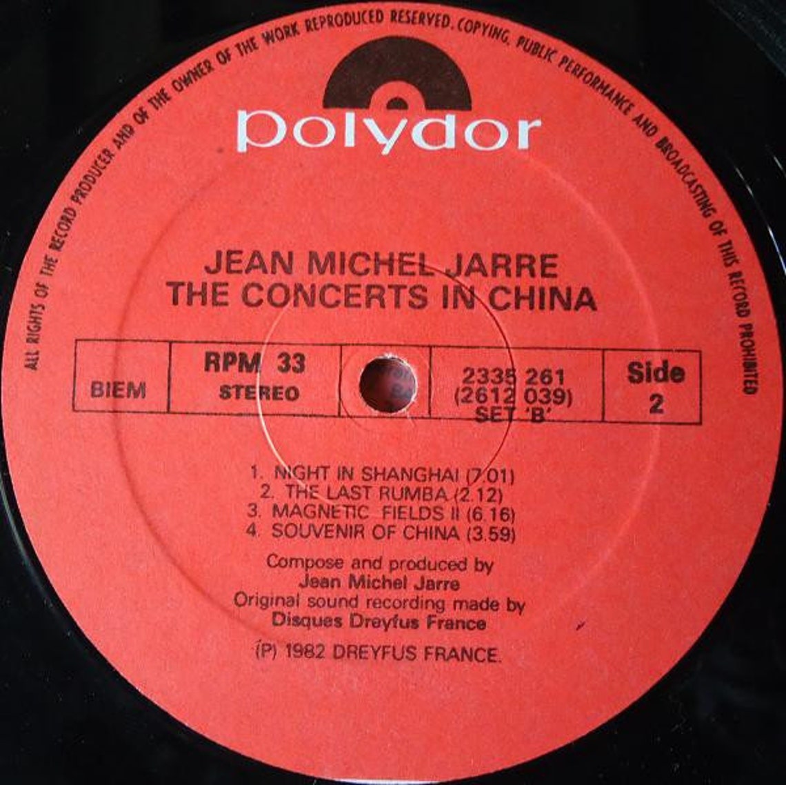 Jean-michel Jarre the Concerts in China / the Overture Mega Rare 12 ...