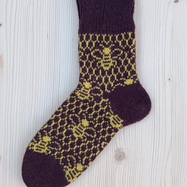 Woolen Bee Socks - Etsy